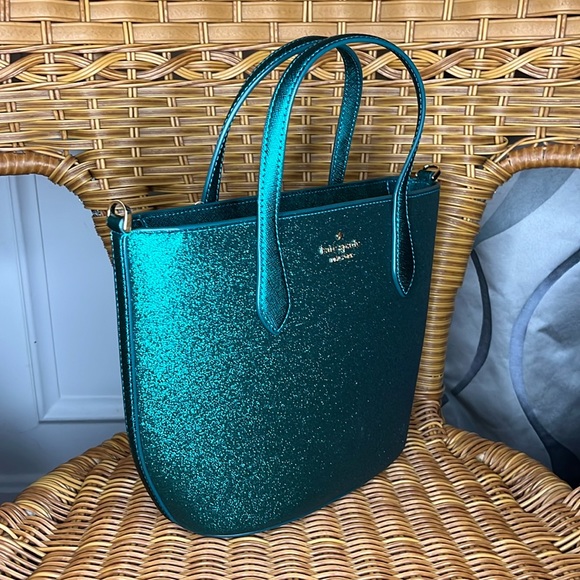 kate spade | Bags | Kate Spade Glimmer Glitter Satchel Crossbody Bag ...